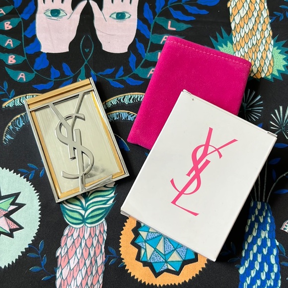 Yves Saint Laurent | Makeup | Ysl Luxe Mirror Vtg Rare Two Tone Compact ...